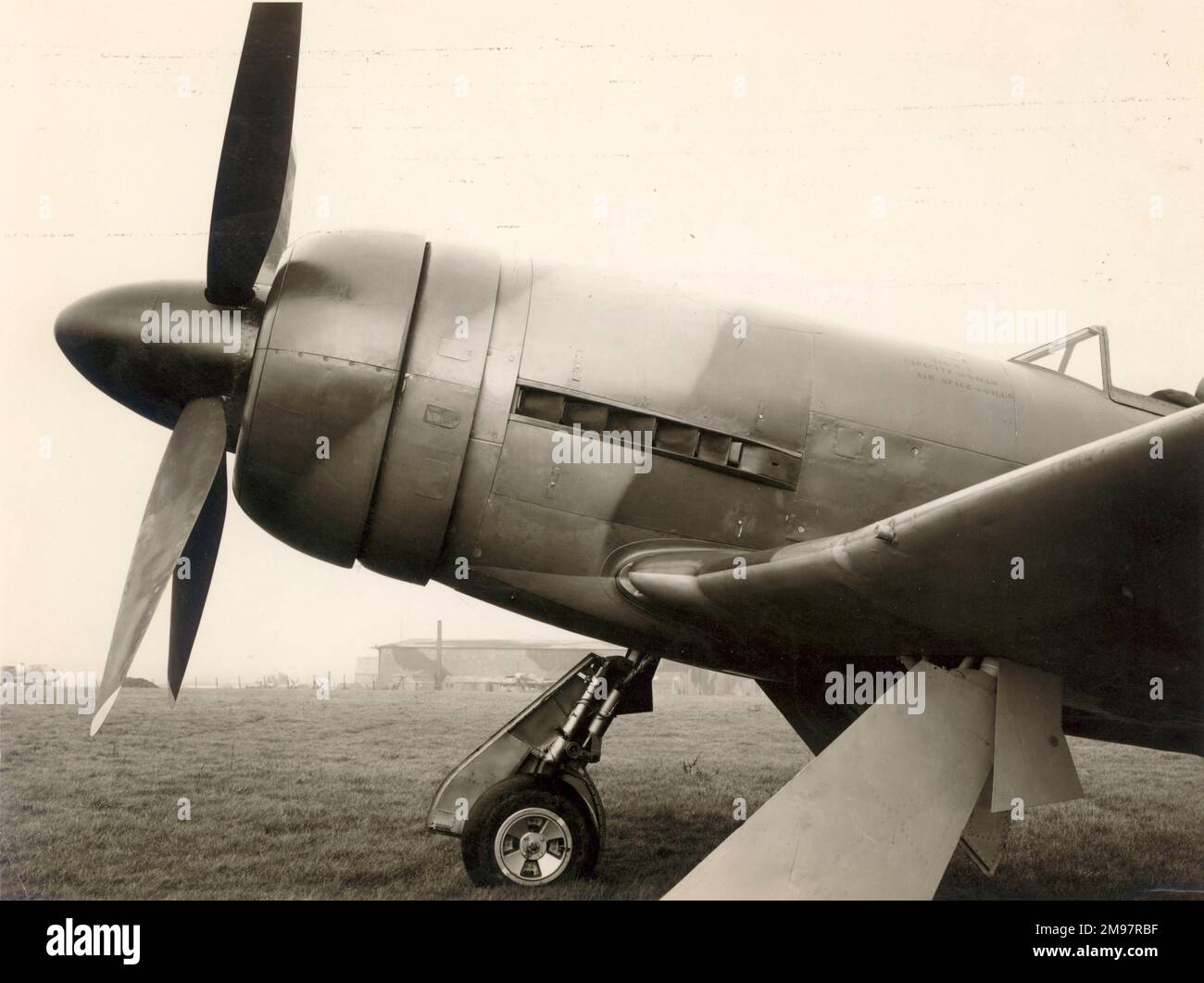 Hawker Tempest V, NV768, fitted with an annular radiator by Napier ...