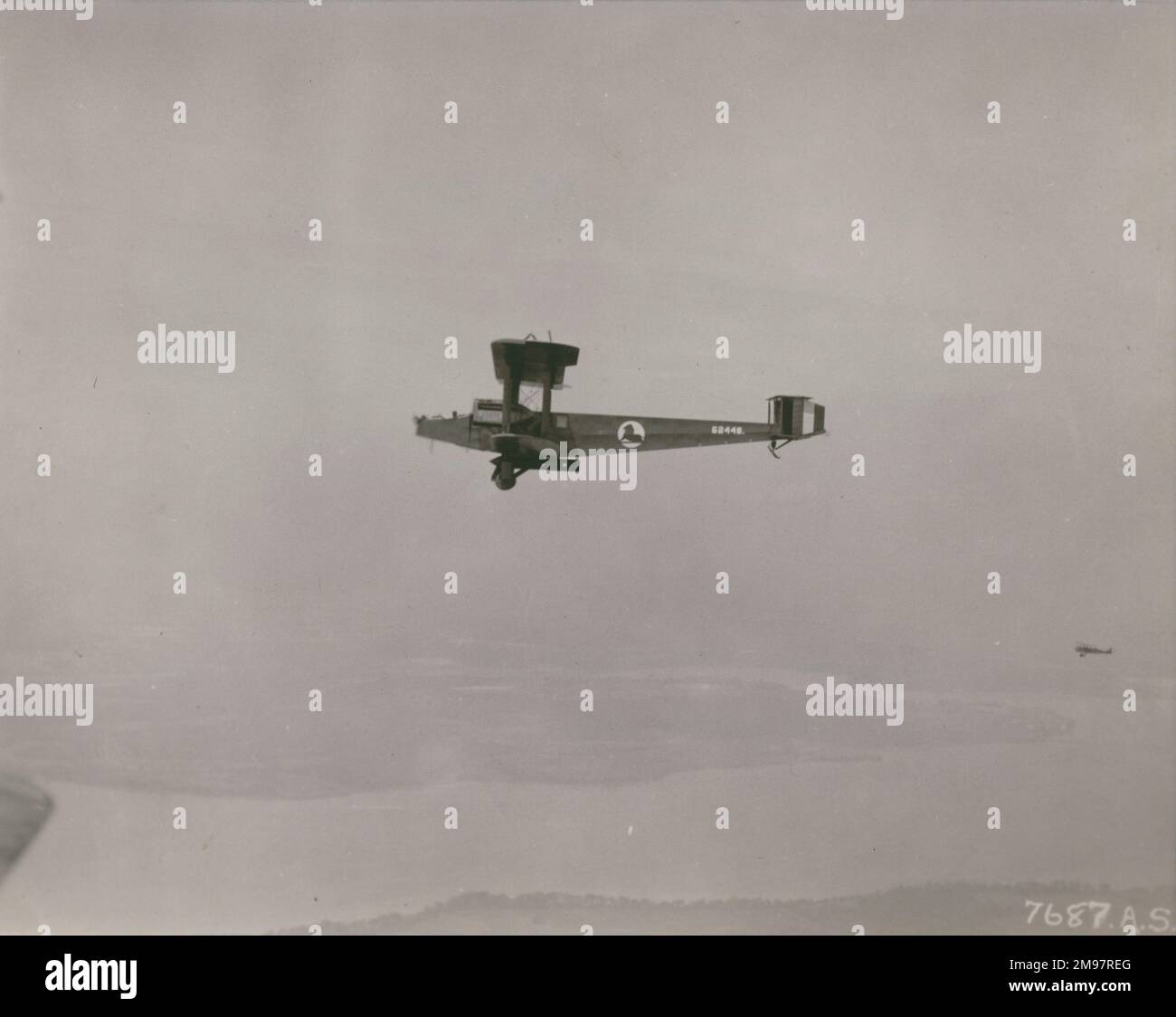 Standard-built Handley Page O/400, 62448, during trials by the US Air ...