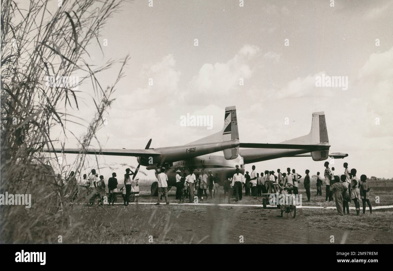 Nord 2502 Noratlas, F-BGZF, of UAT Stock Photo - Alamy