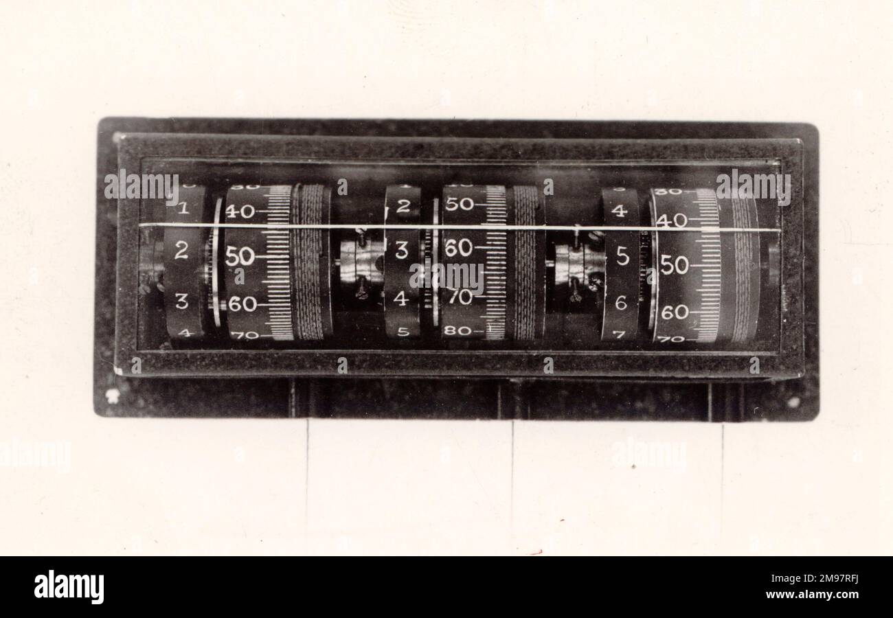 Triple control position indicator Stock Photo - Alamy