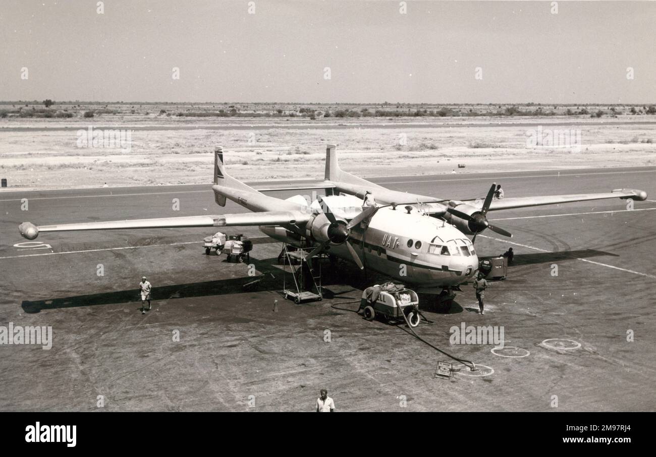 Nord 2502 Noratlas, F-BGZC, of UAT Stock Photo - Alamy