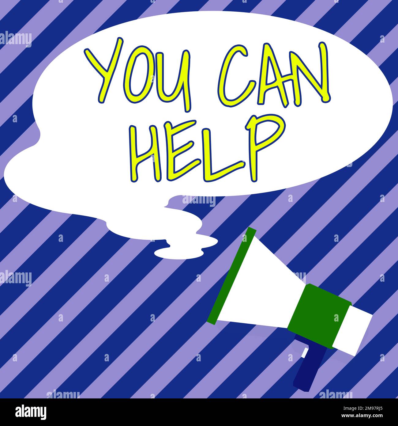 Conceptual display You Can Help. Concept meaning be a volunteer helping ...