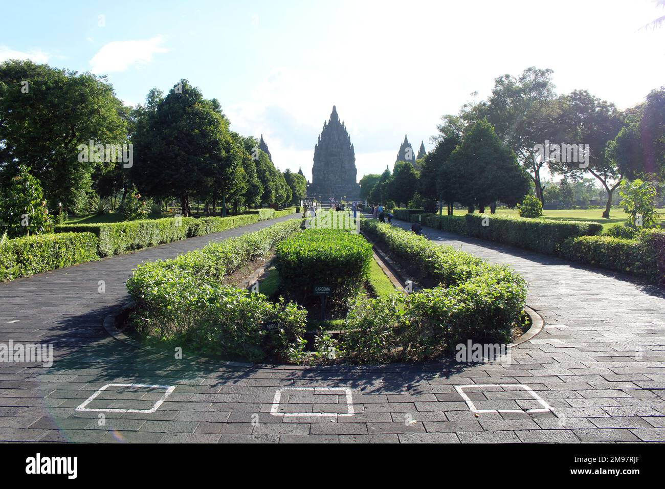 Entrance of Prambanan Temple located in Java Indonesia, taken in July ...