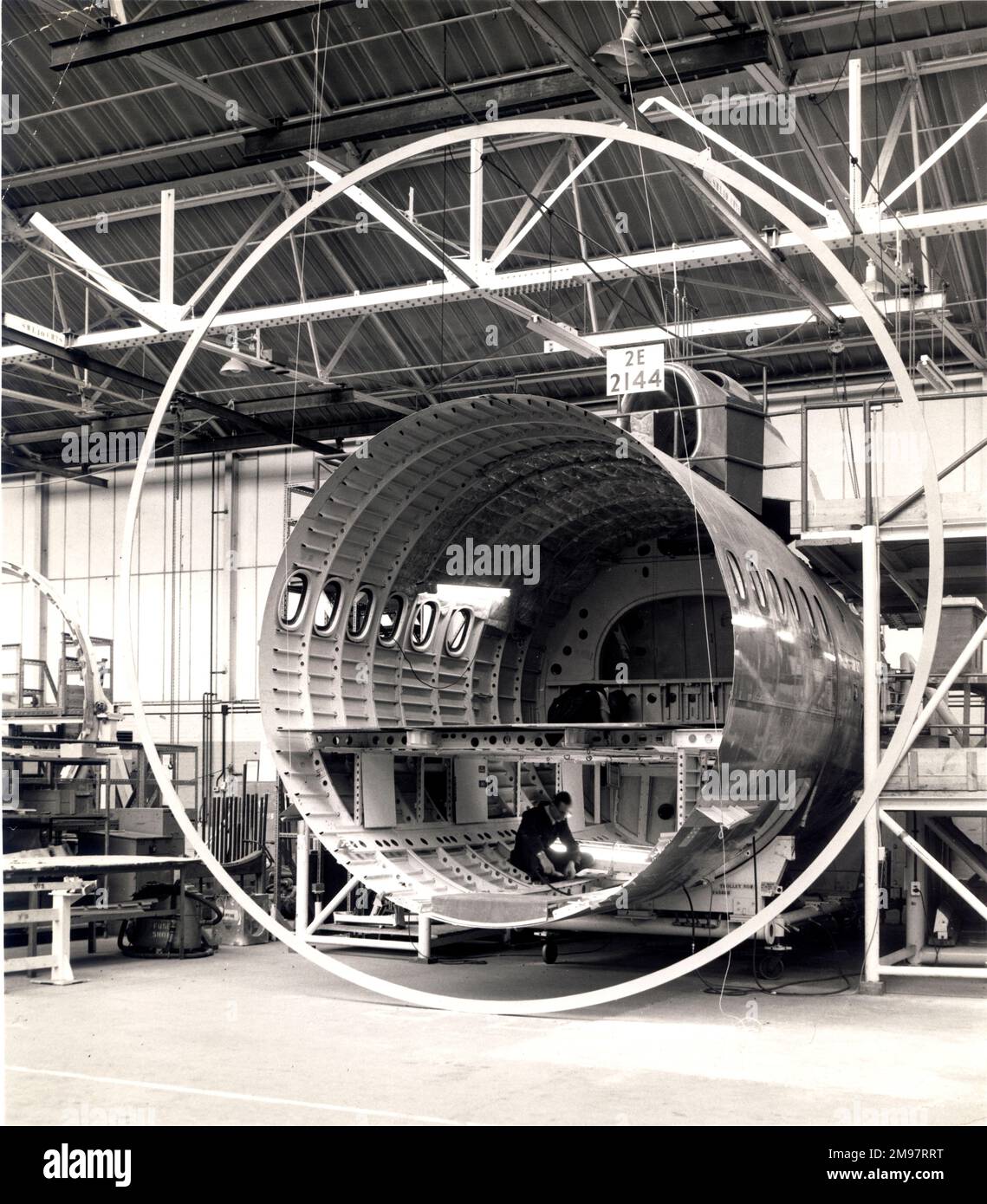 Hawker Siddeley HS121 Trident rear fuselage and A300 fuselage diameter ...