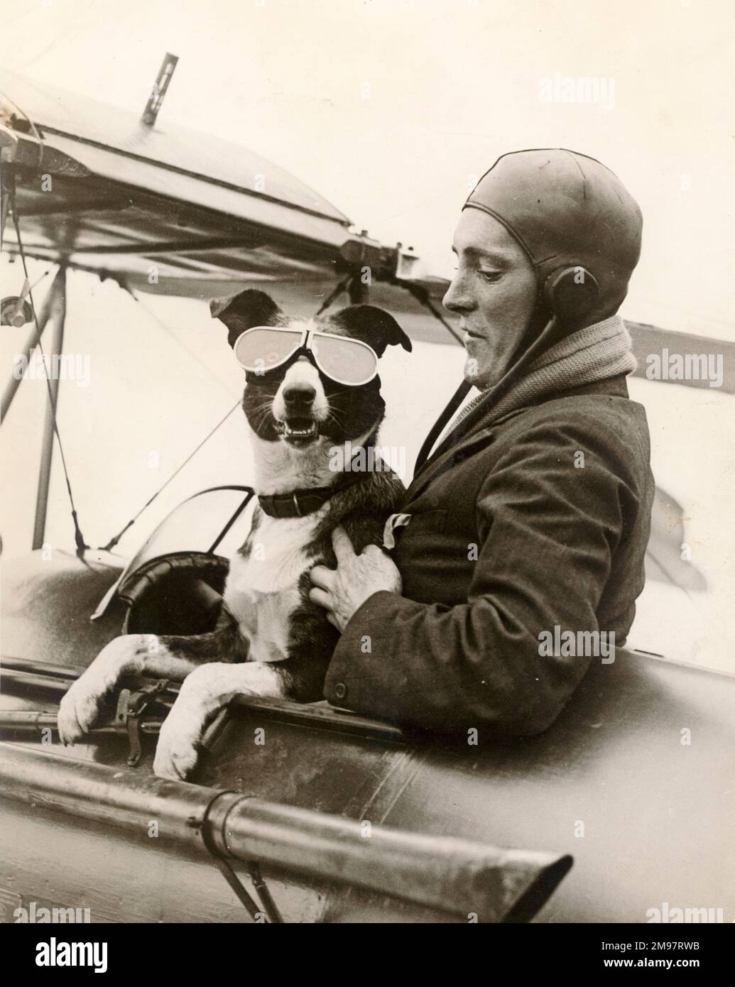 Mr Barnard and his dog Dan, who sometimes flew with him, were members ...