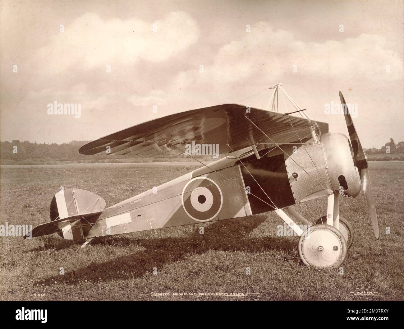 Sopwith Scooter monoplane, July 1918 Stock Photo - Alamy