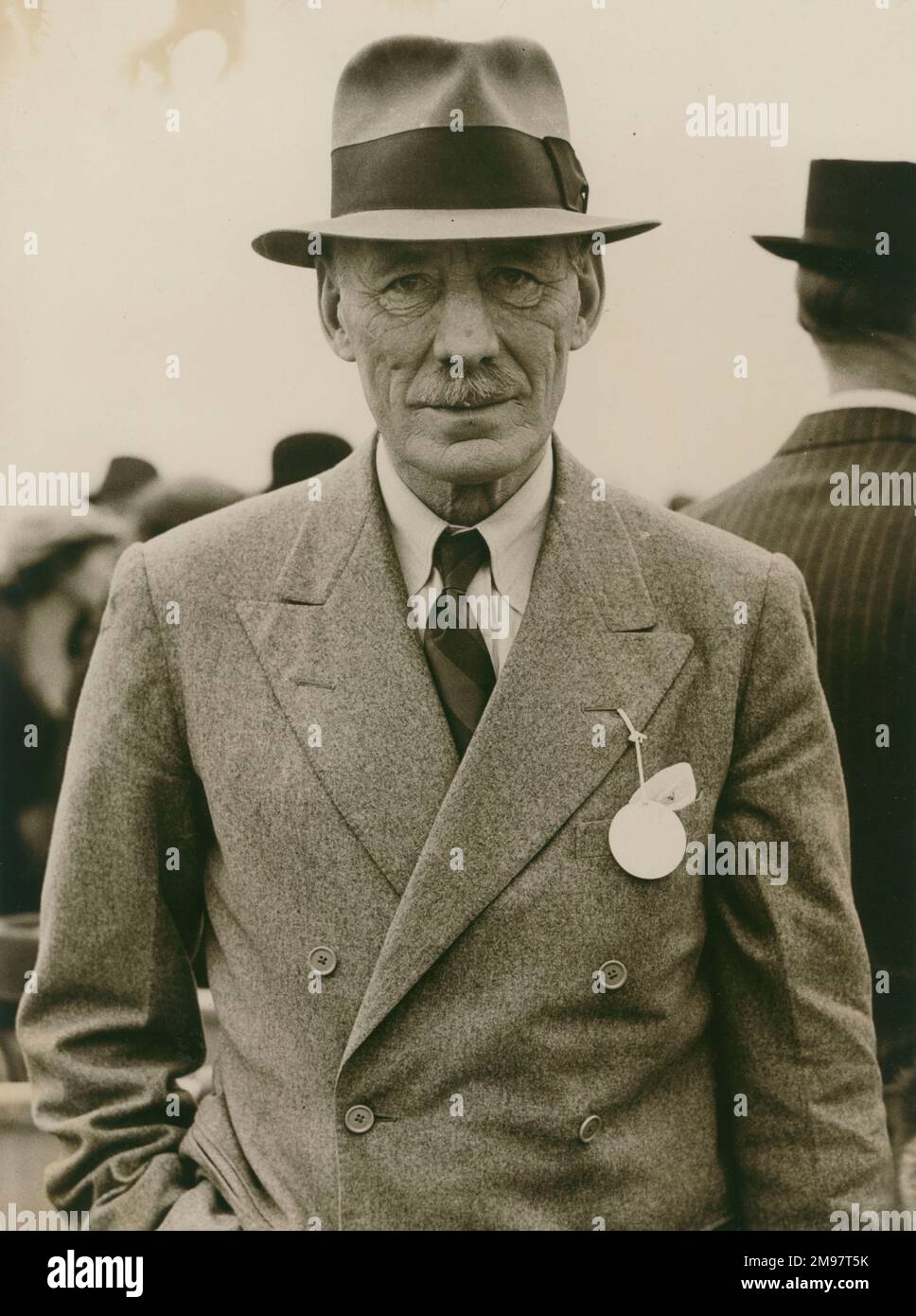 Hon Capt Frederick Edward ‘Freddie’ Guest, CBE, DSO (1875-1937) at the official reopening of ...