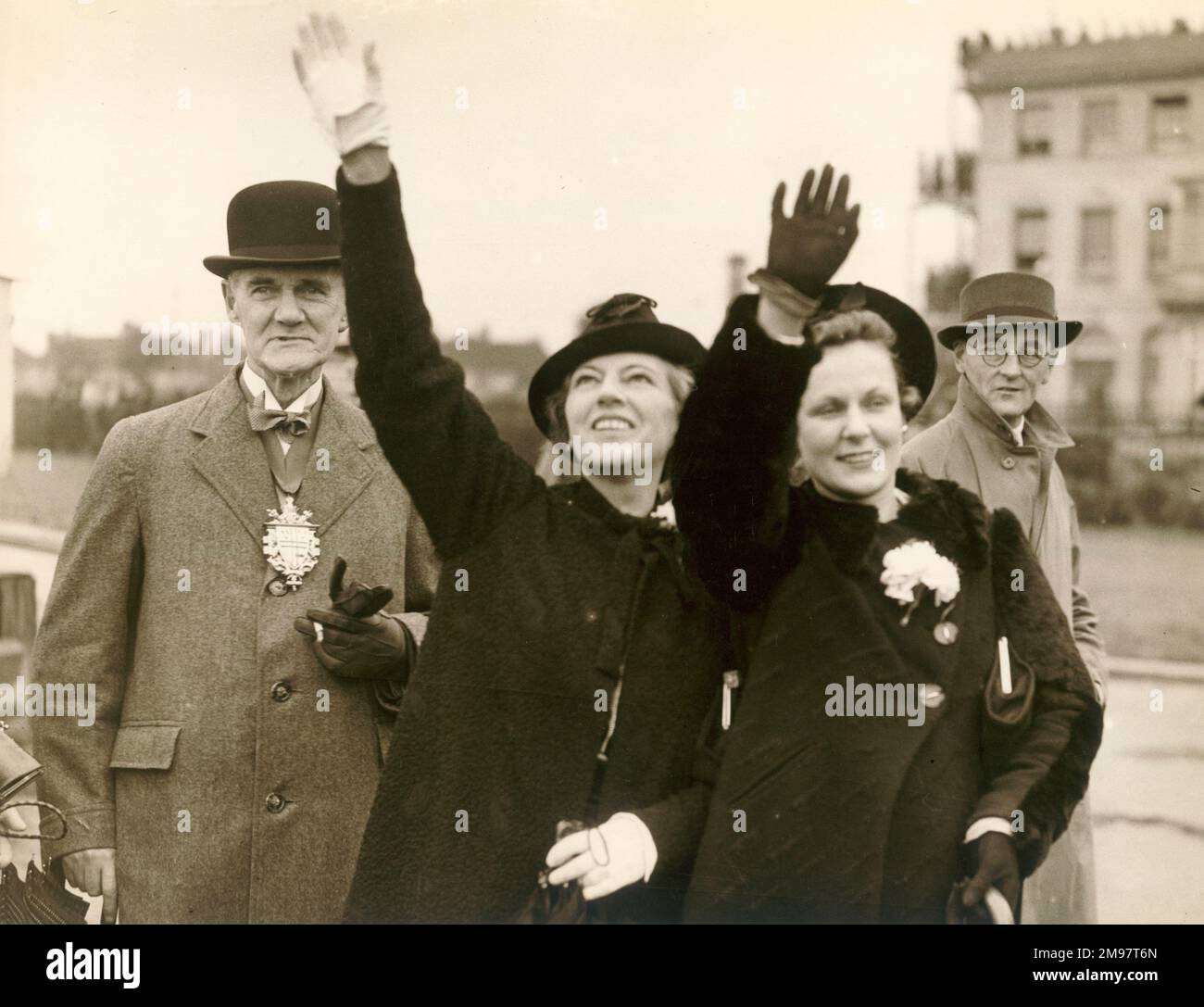 From left: The Mayor of Croydon, Lady Connop Guthrie and C.W.A. Scott’s ...