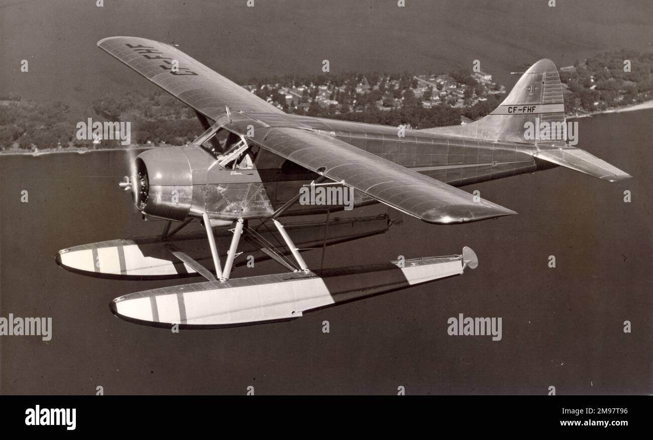 de Havilland Canada DHC2 Beaver, CF-FHF, fitted with floats Stock Photo - Alamy