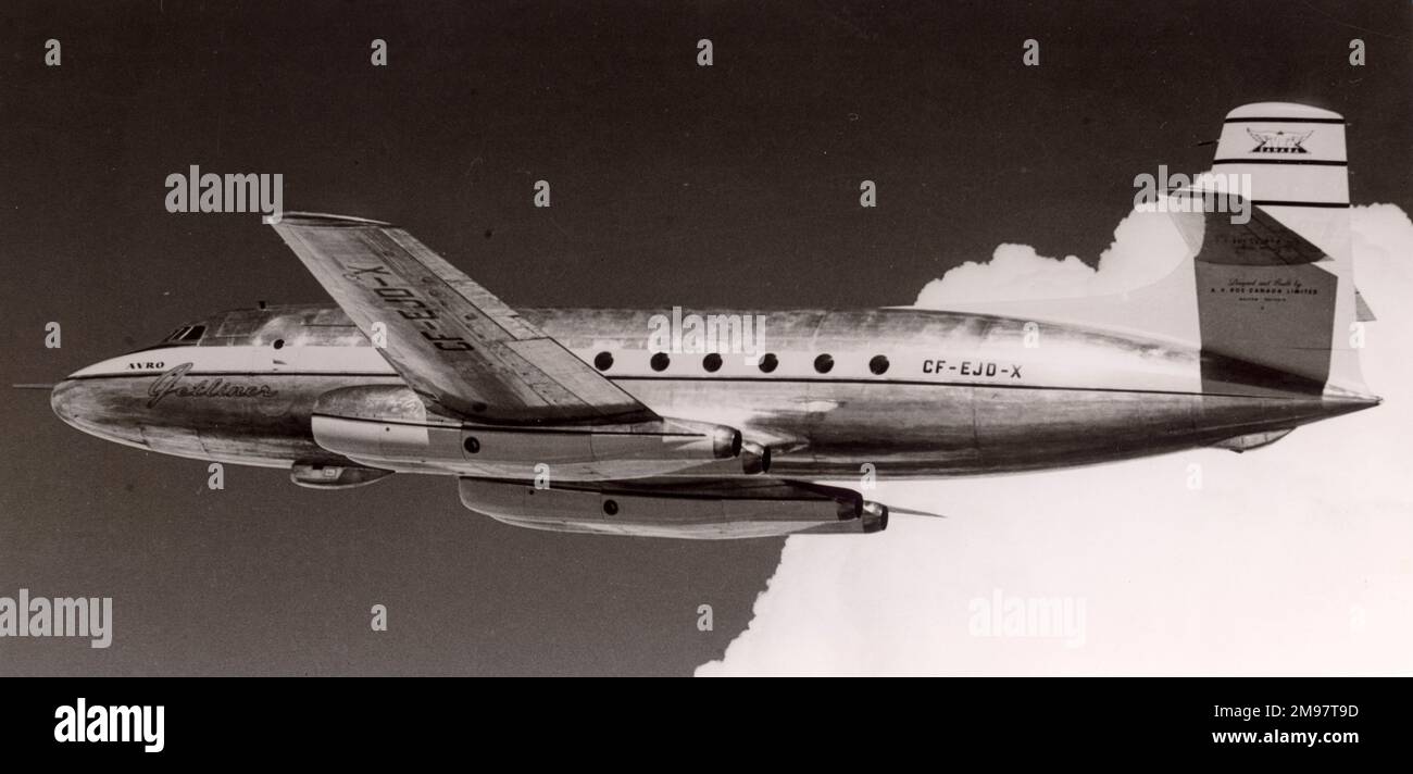 The sole Avro Canada C102 Jetliner, CF-EJD-X Stock Photo - Alamy