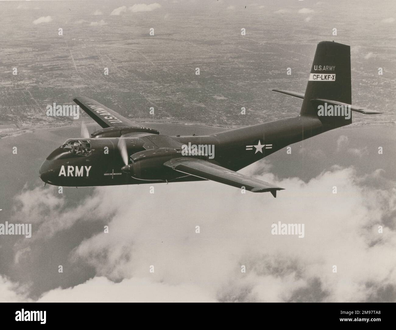 de Havilland Canada DHC4 Caribou YAC-1, CF-LKF-X, of the US Army Stock ...