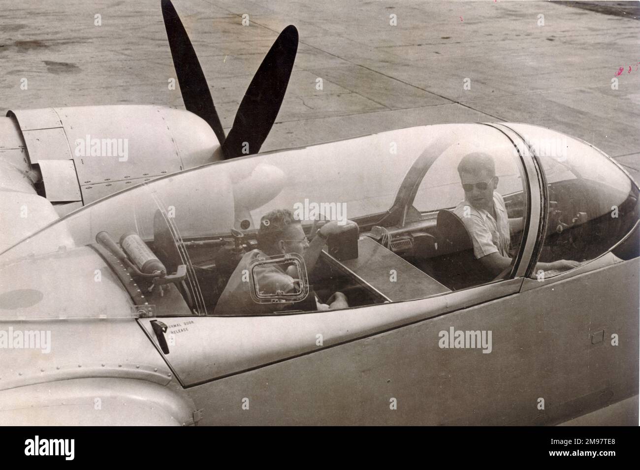 Northrop F-15A Reporter. Pilots Ira Williams, left, and Gayle York ...