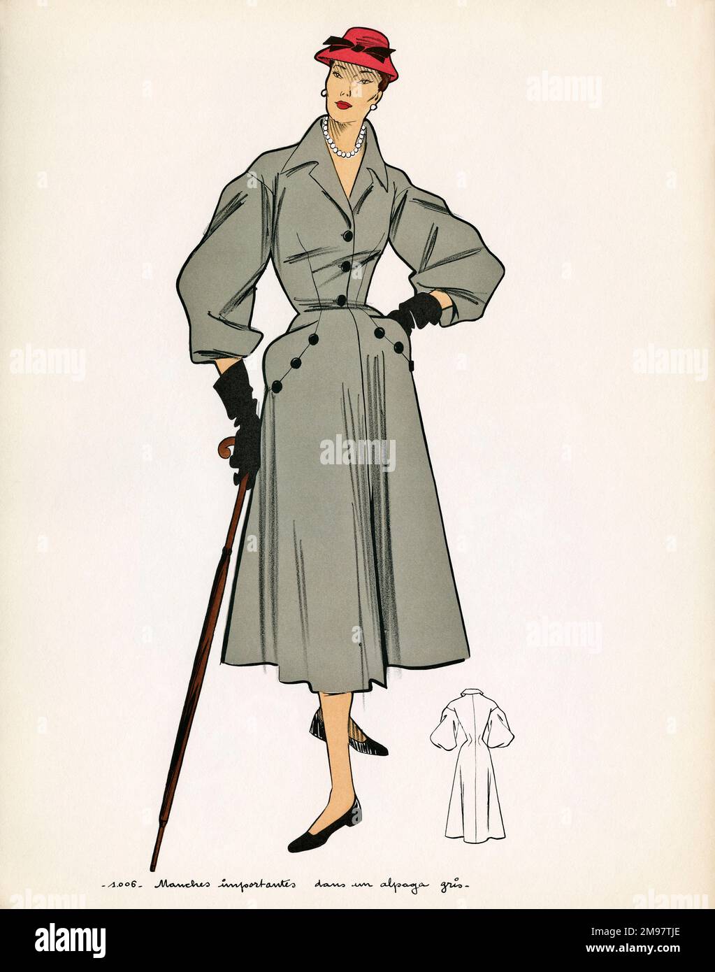 French Fashions - 1950s Stock Photo - Alamy