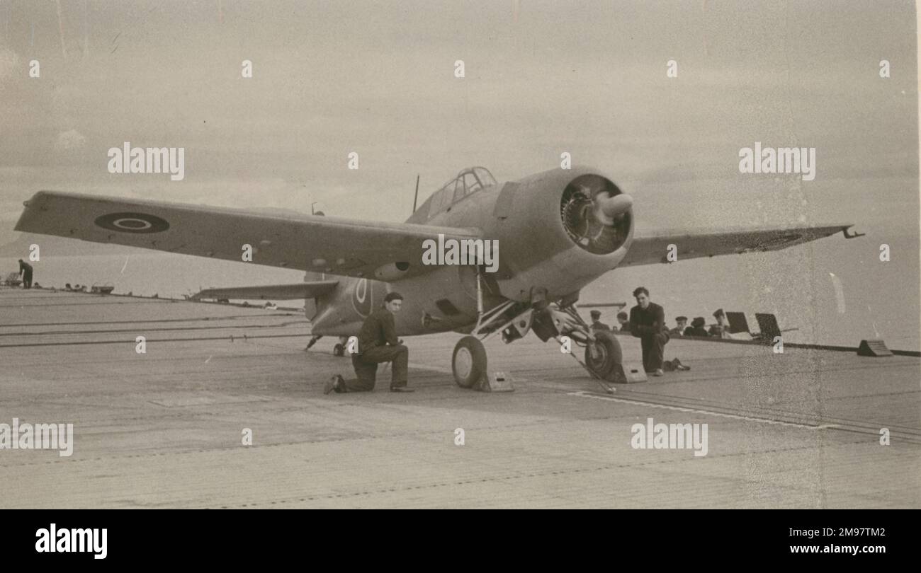 Grumman Martlet of the Royal Navy Stock Photo - Alamy