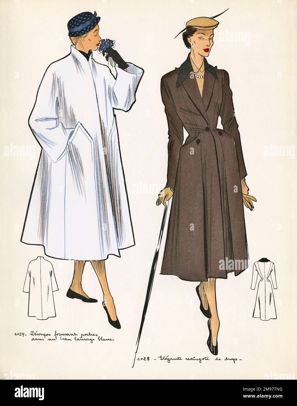 French Fashions - 1950s Stock Photo - Alamy