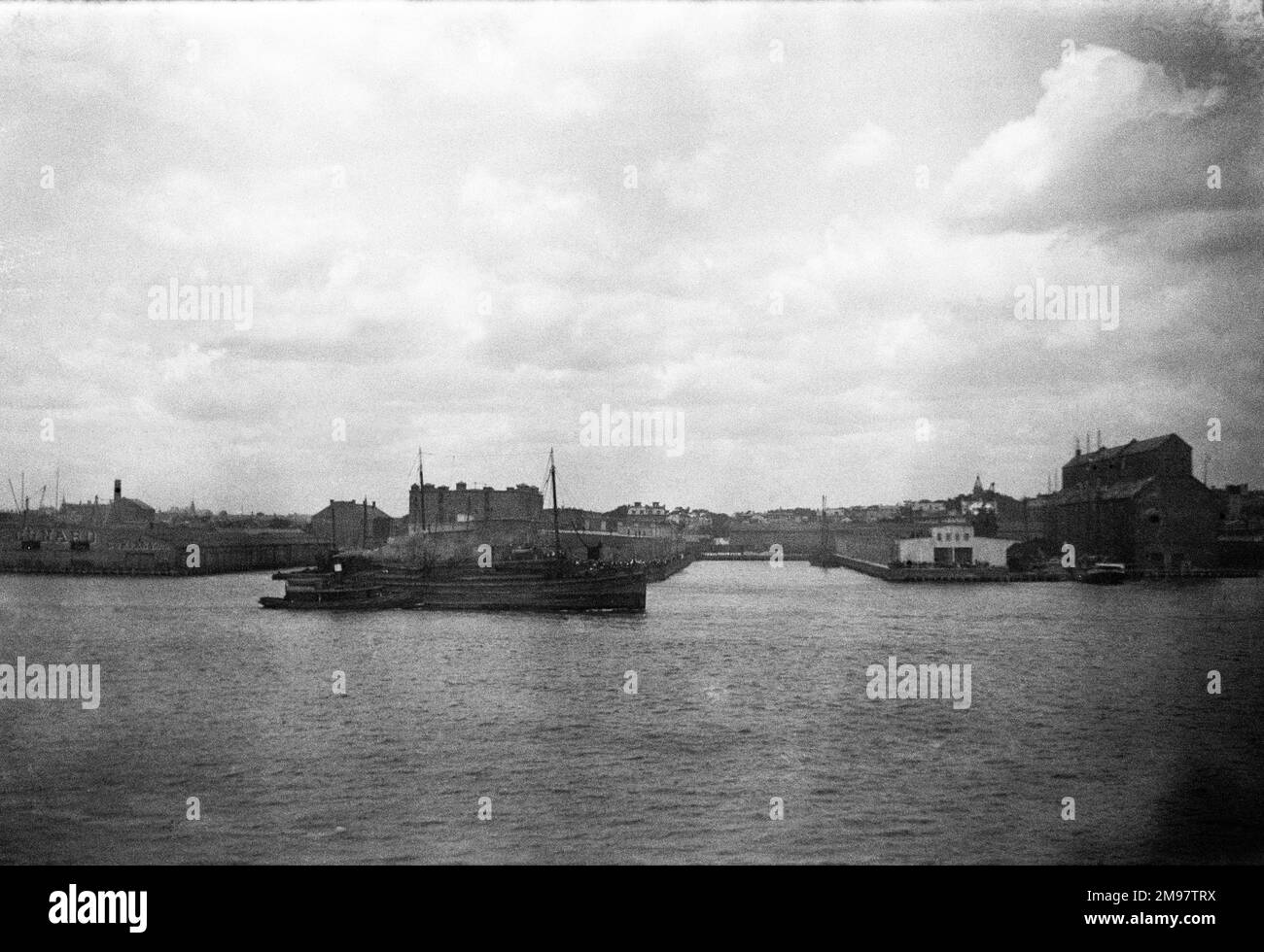 Cunard Wharf within Boston Harbour was owned by the Cunard Line Company ...