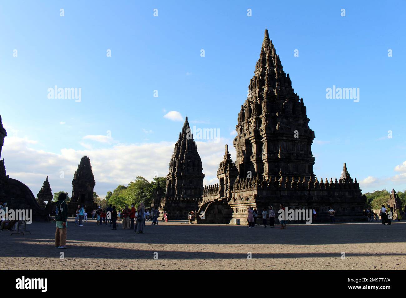 Main temple of Prambanan located in Java, Indonesia taken in July 2023 ...