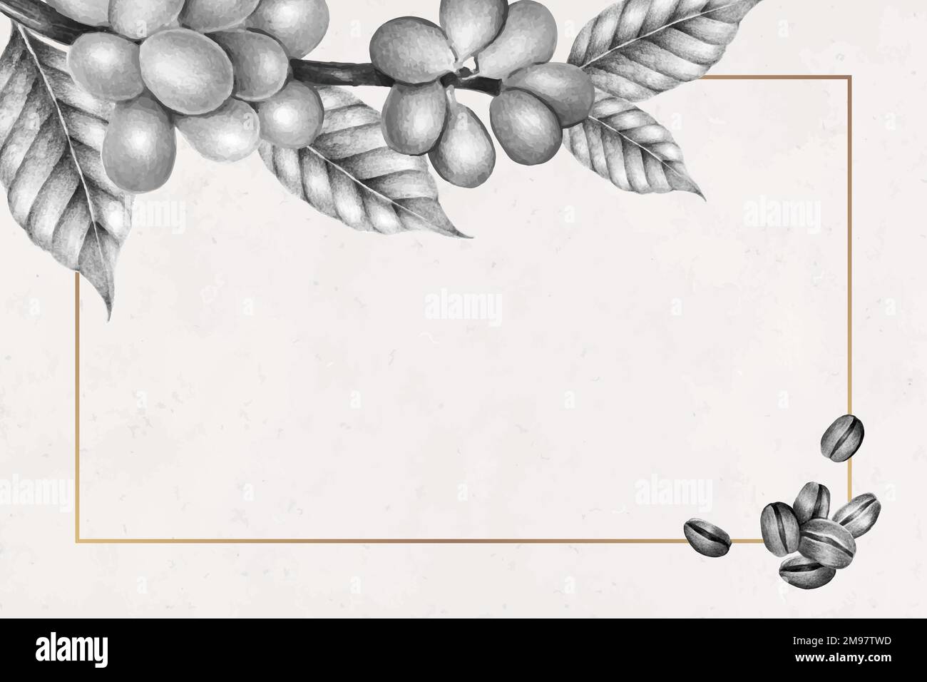 Blank coffee day background design vector Stock Vector Image & Art - Alamy