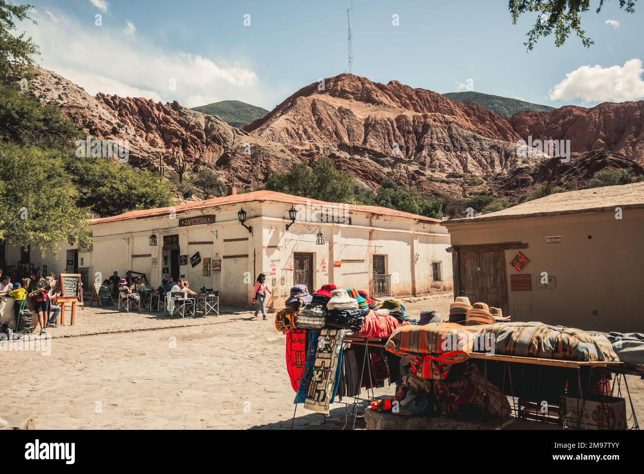 The streets of Purmamarca Argentina street corners Stock Photo - Alamy