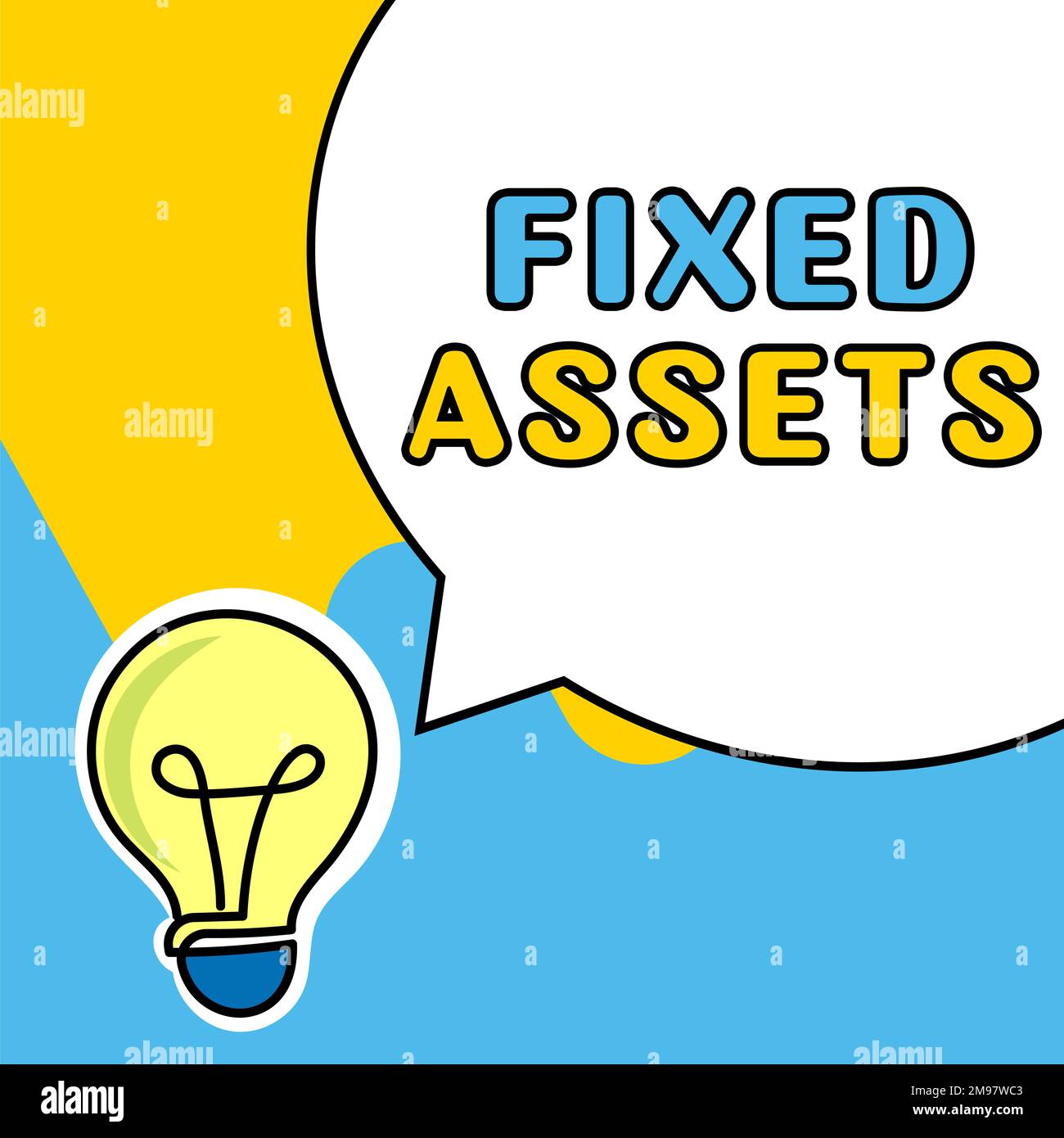 Hand writing sign Fixed Assets. Word Written on long-term tangible ...