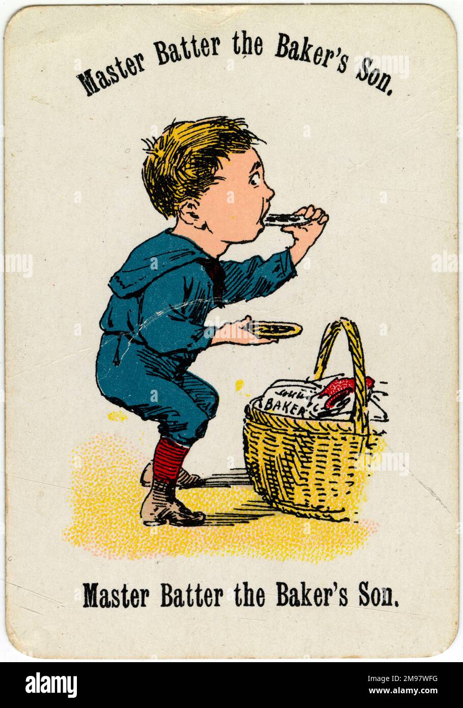 Cheery Families - Master Batter the Baker's Son Stock Photo - Alamy