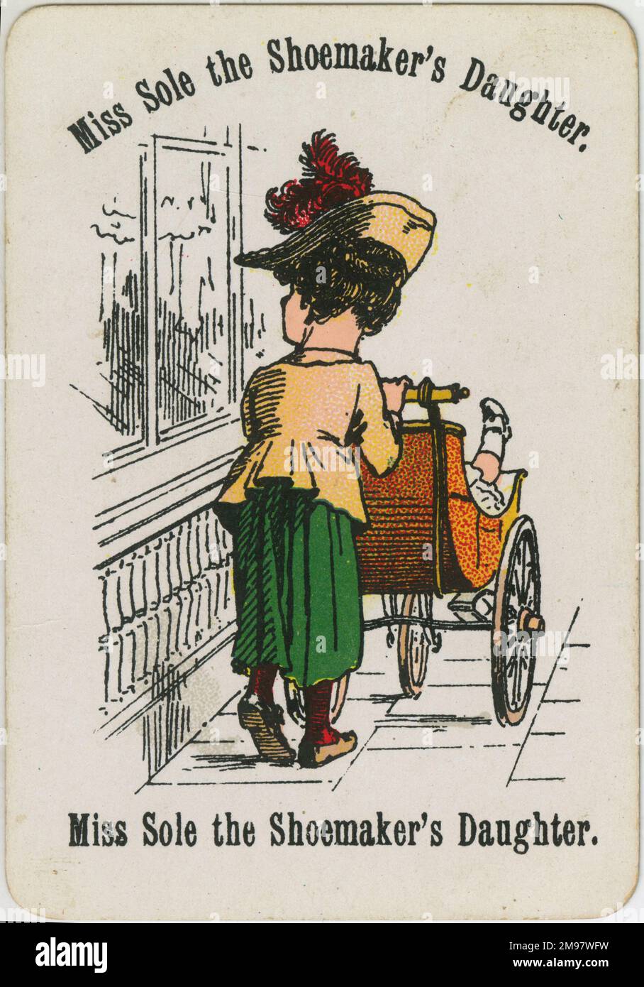 Cheery Families - Miss Sole the Shoemaker's Daughter Stock Photo - Alamy