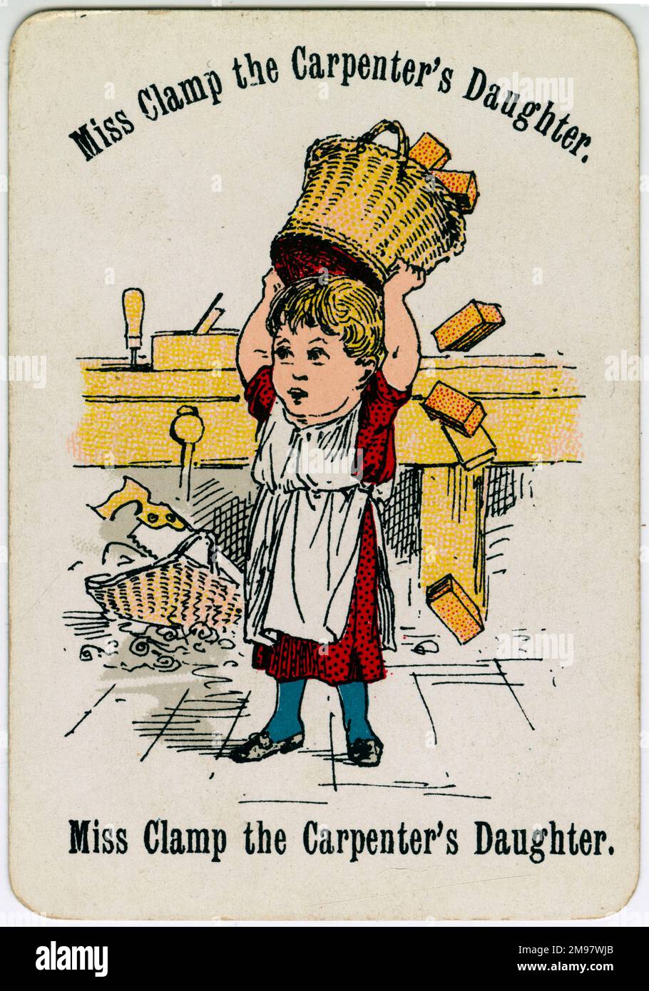 Cheery Families - Miss Clamp the Carpenter's Daughter Stock Photo - Alamy