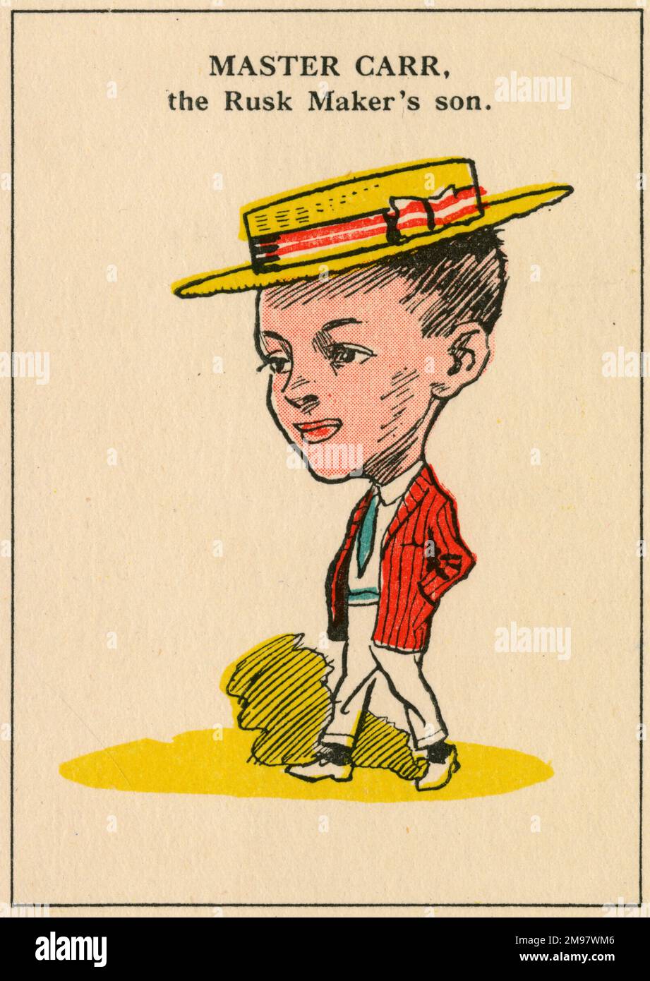 Cow & Gate Happy Family Game - Master Carr the Rusk Maker's son Stock ...