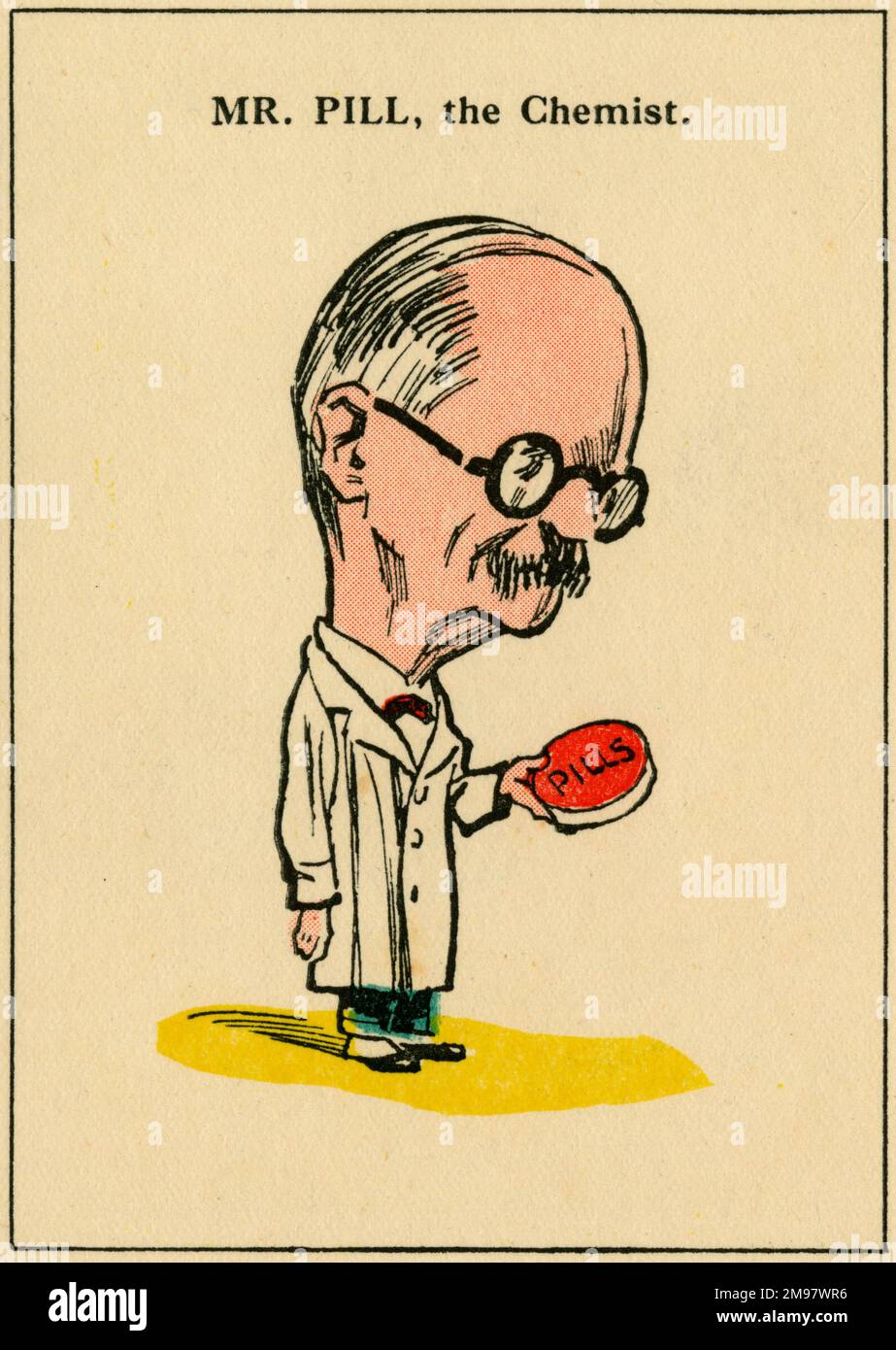 Cow & Gate Happy Family Game - Mr Pill the Chemist Stock Photo - Alamy