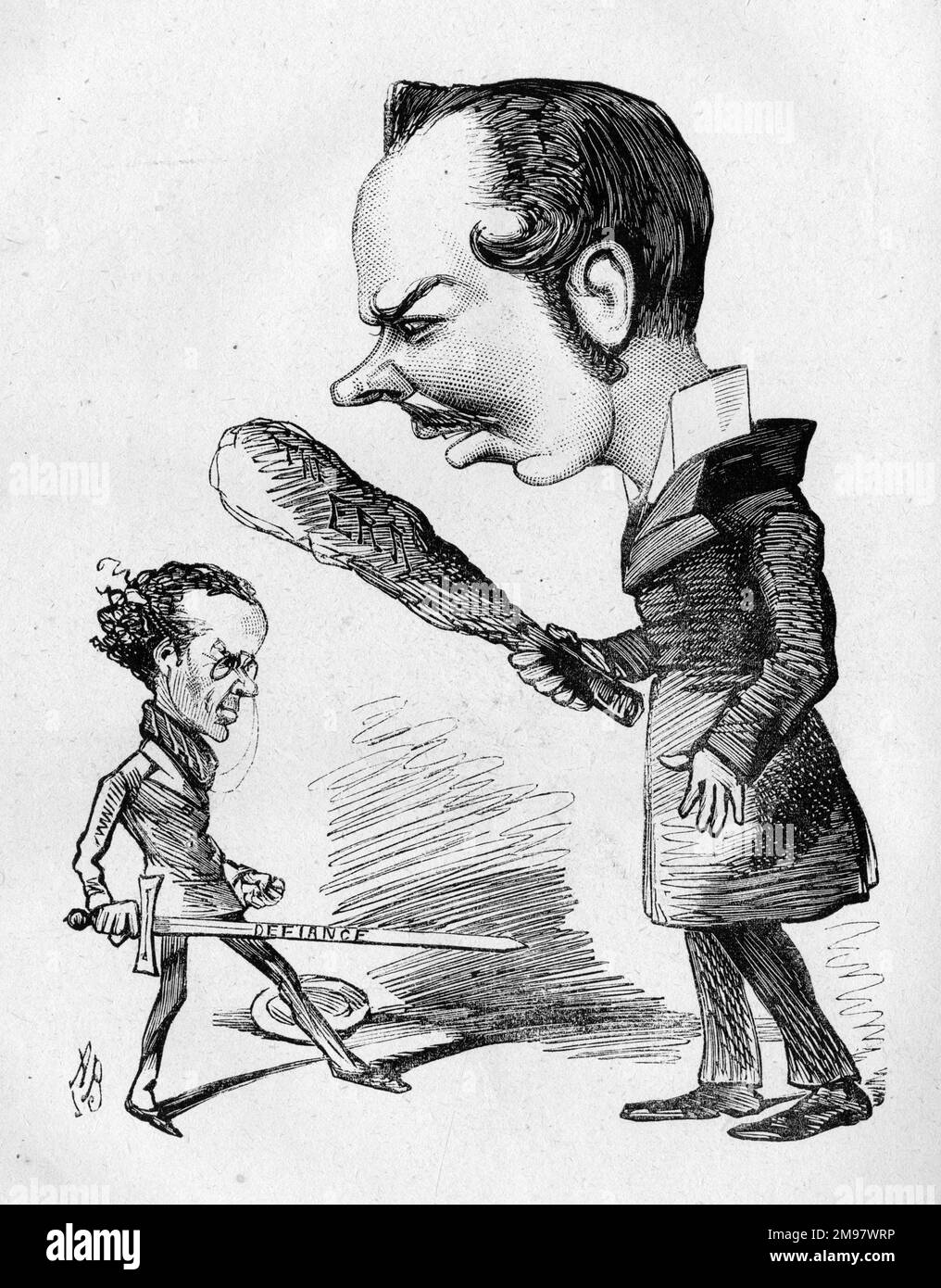 Cartoon of the English actor and theatre manager Edward O'Connor Terry ...