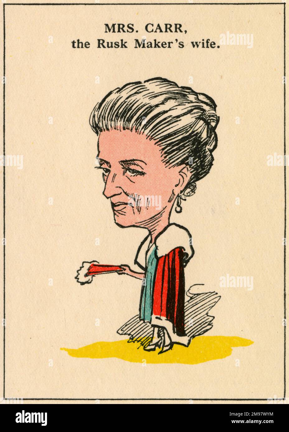 Cow & Gate Happy Family Game - Mrs Carr the Rusk Maker's wife Stock ...