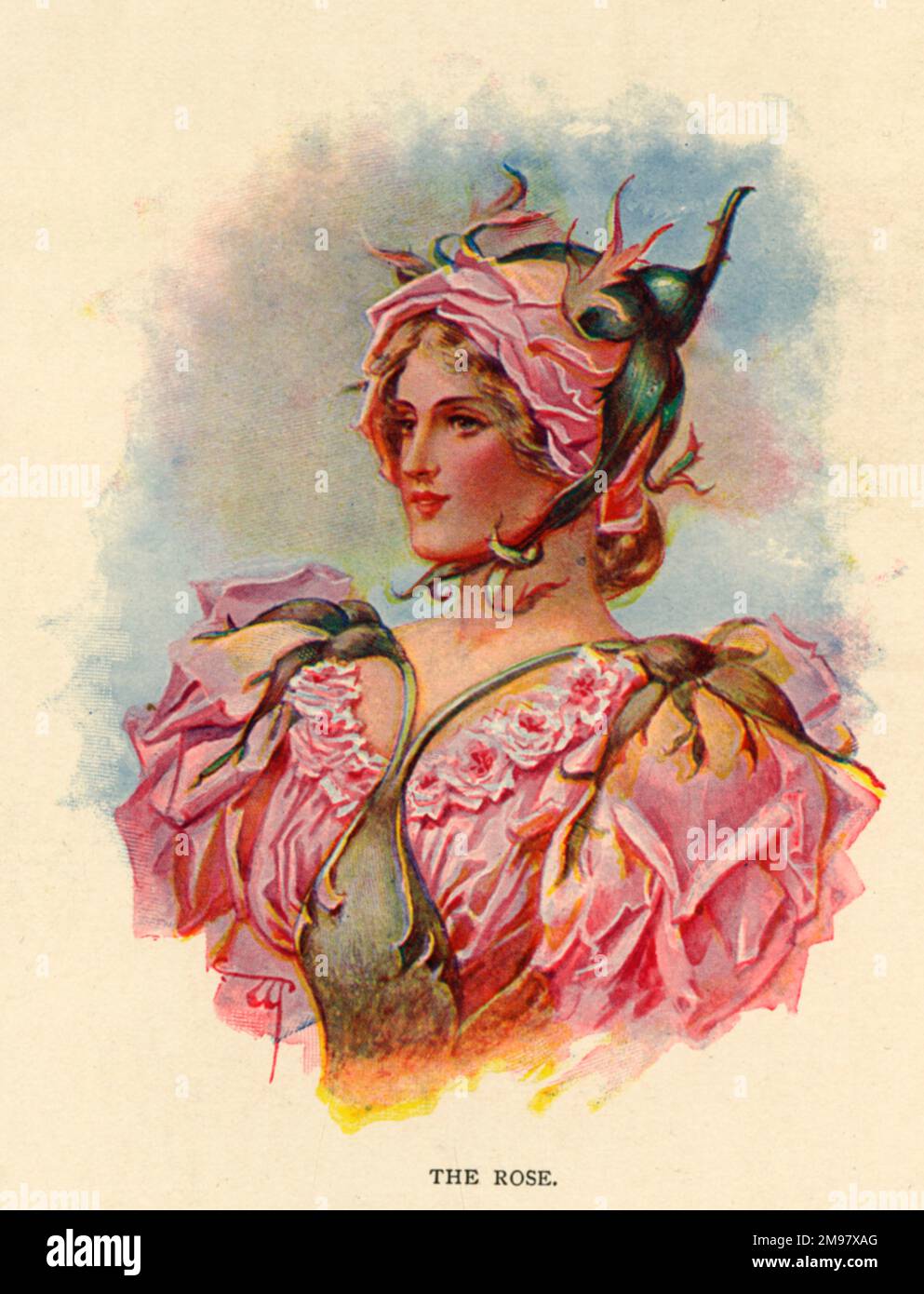 Fairies of the Garden - The Rose Stock Photo - Alamy