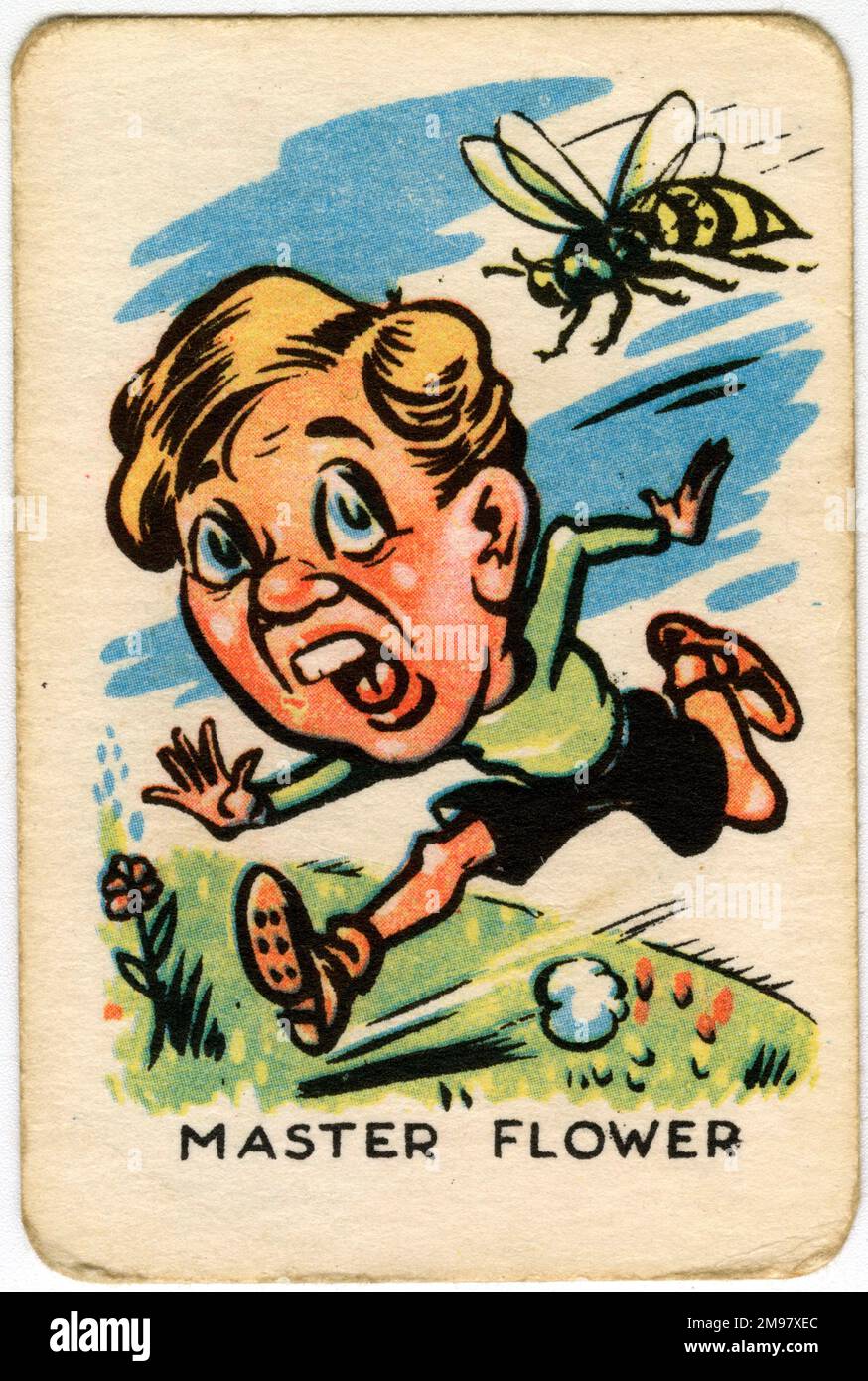 Happy Familes Playing Cards - Master Flower Stock Photo - Alamy