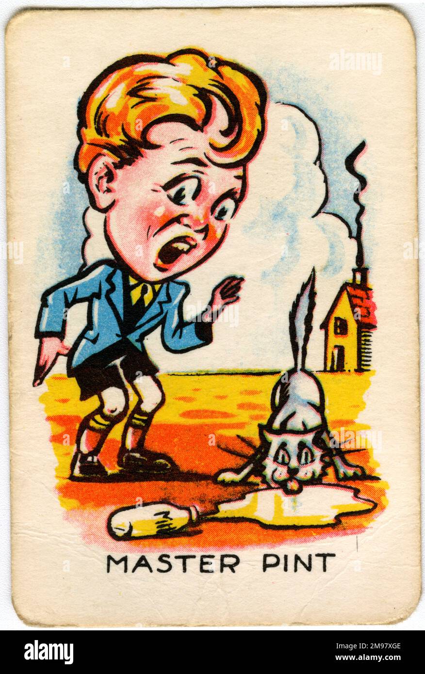 Happy Familes Playing Cards - Master Pint Stock Photo - Alamy