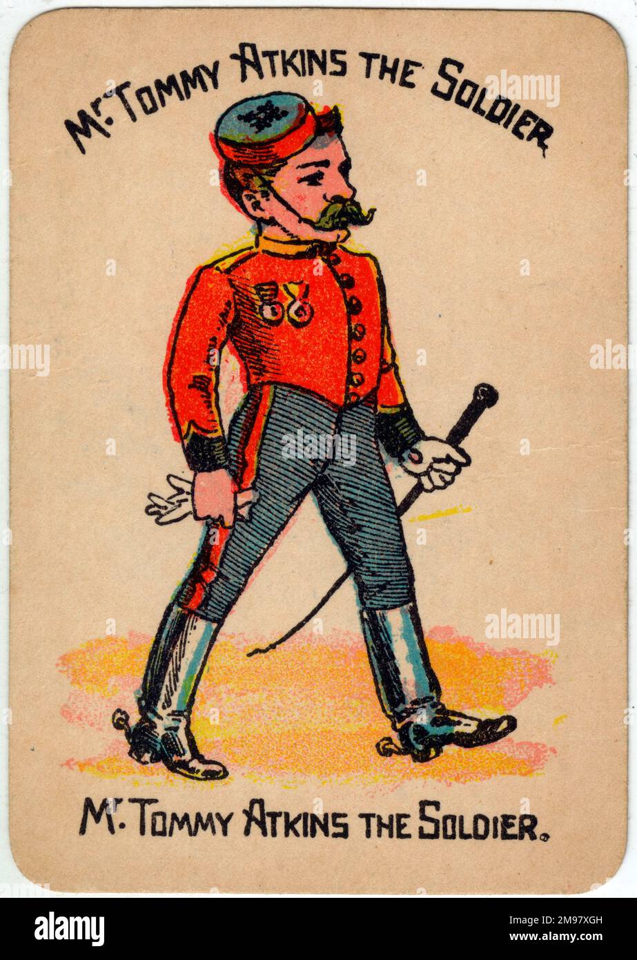 Happy Families Playing Cards - Mr Tommy Atkins the Soldier Stock Photo ...