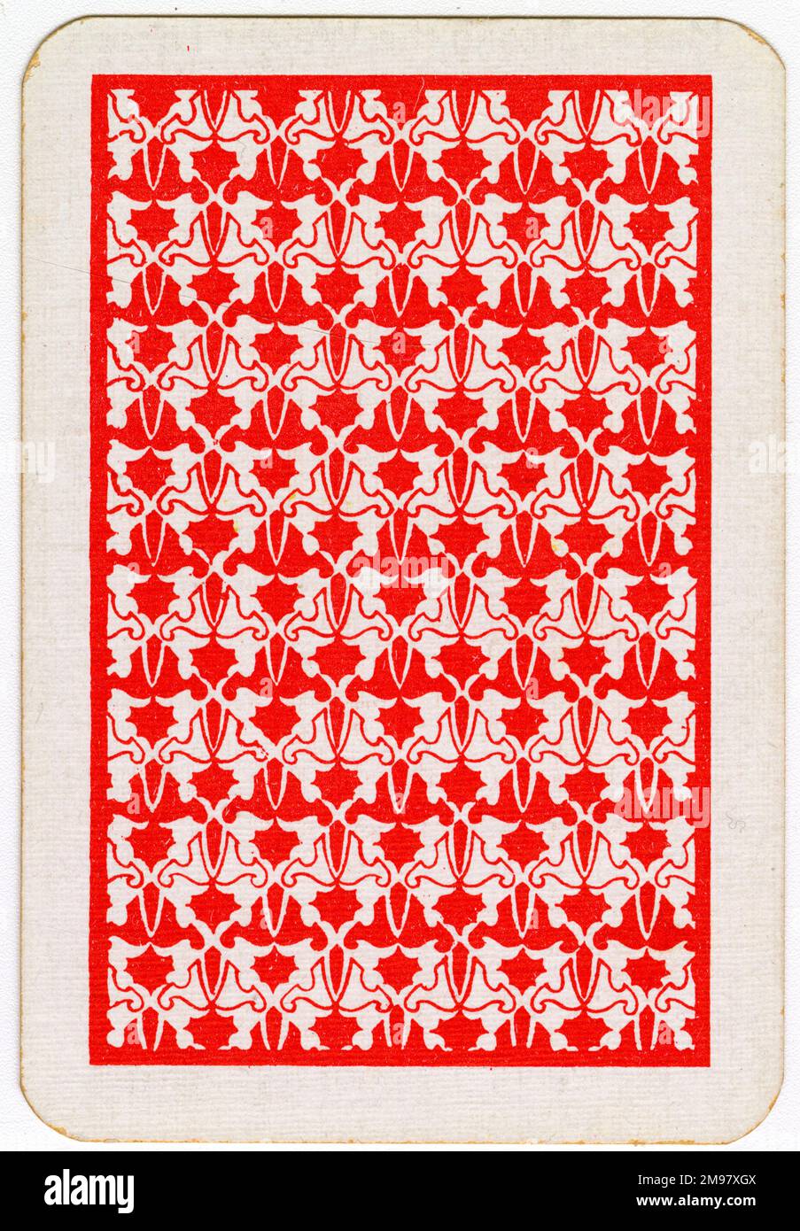 Playing card back design red hi-res stock photography and images - Alamy