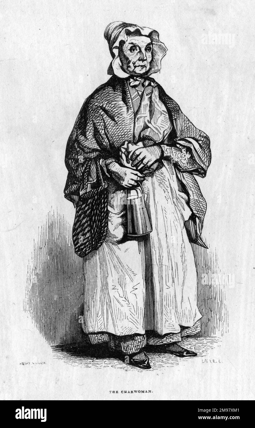 Charwoman hi-res stock photography and images - Alamy