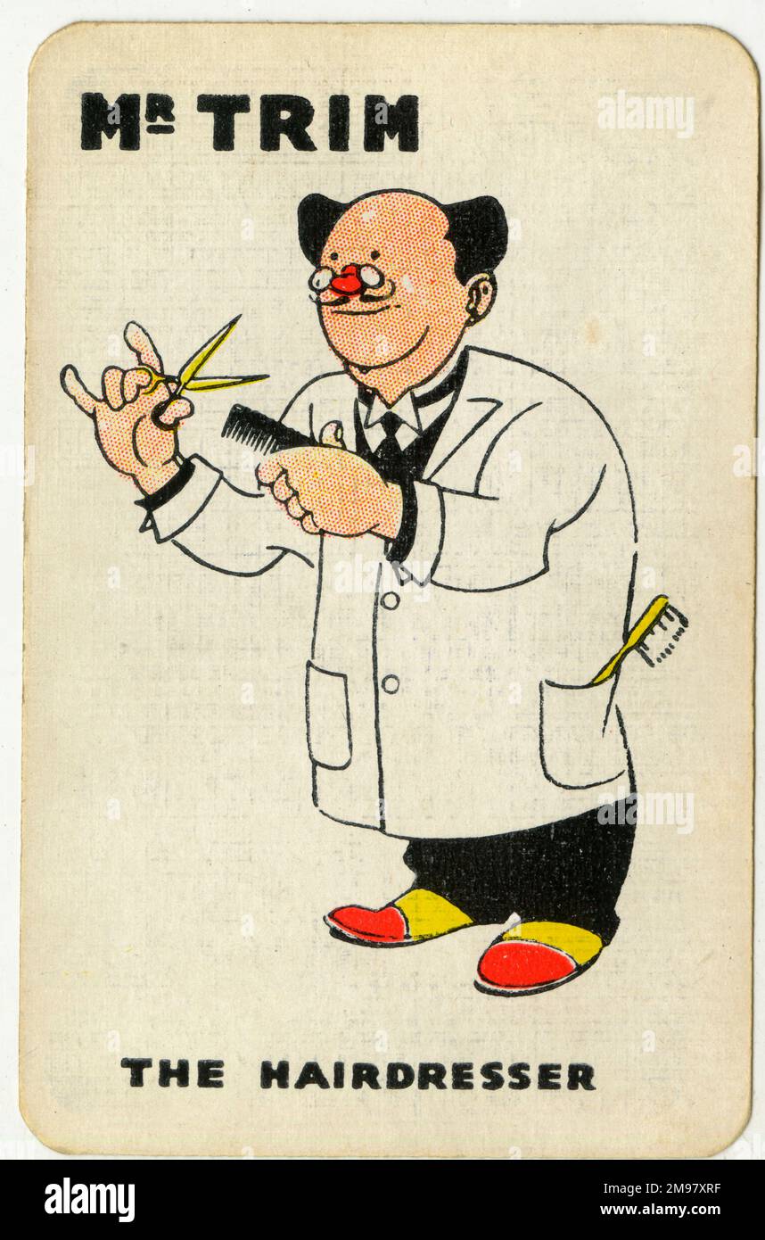 Kay Snap - Mr Trim the Hairdresser Stock Photo - Alamy