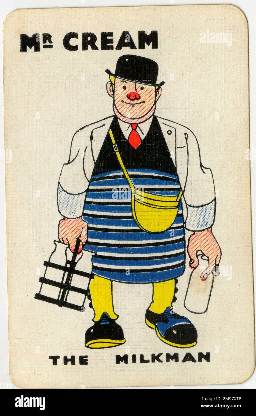 Milkman delivering milk hi-res stock photography and images - Alamy