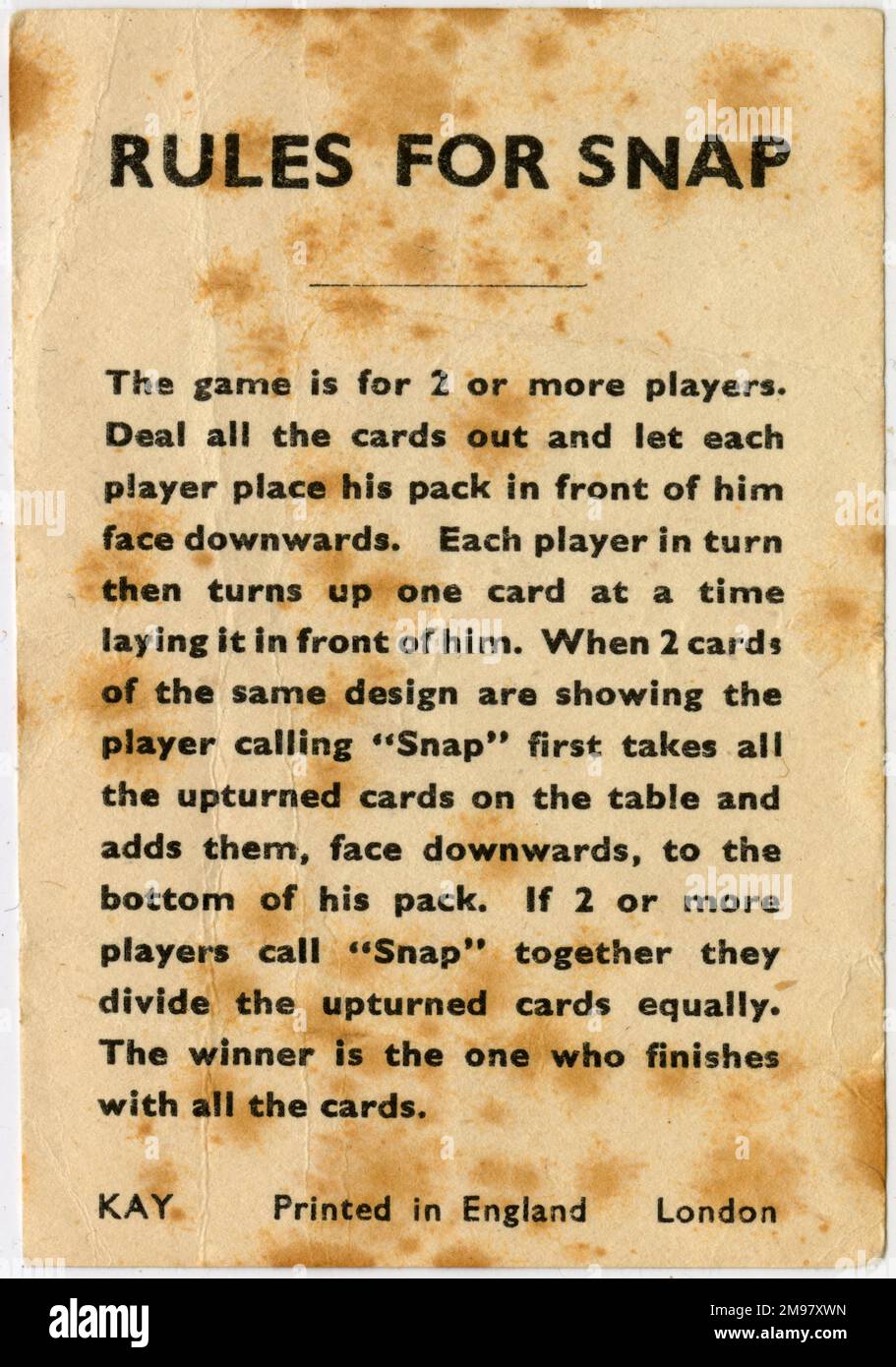 Snap text hi-res stock photography and images - Alamy