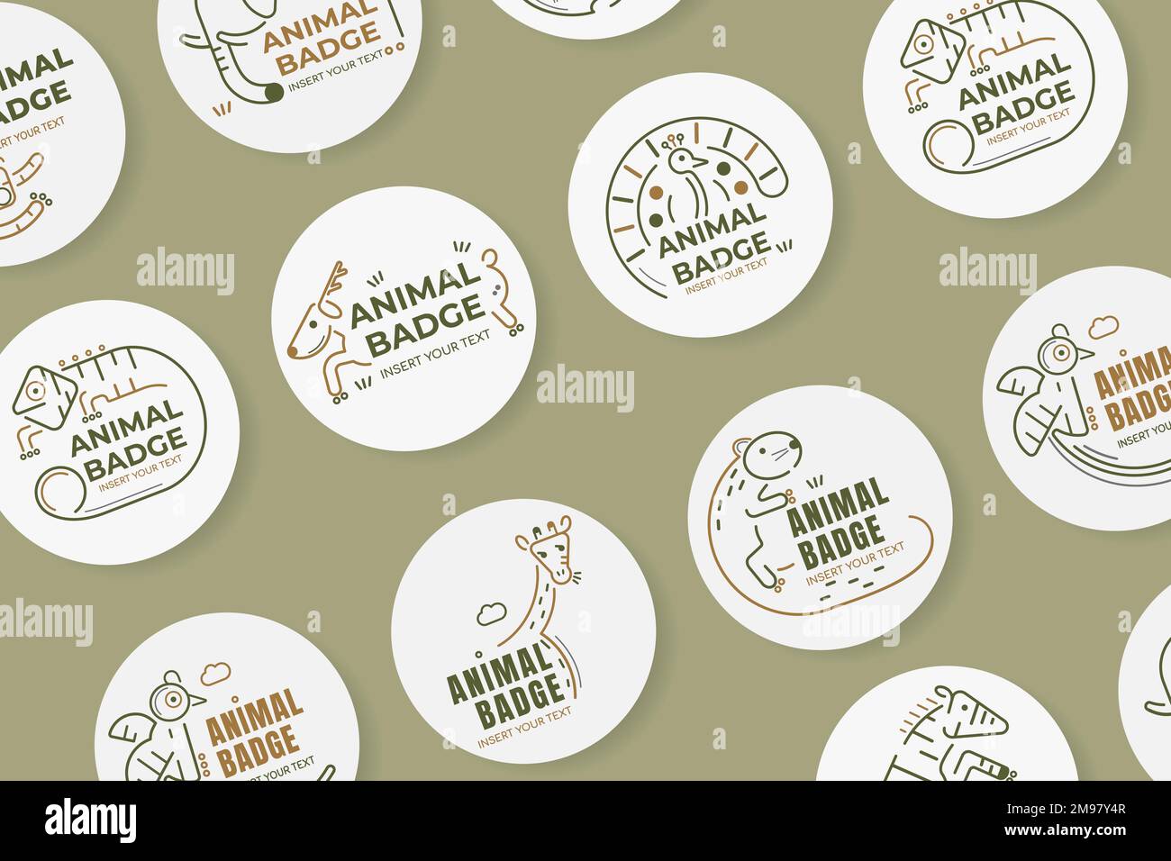 Reptile design elements Stock Vector Images - Alamy