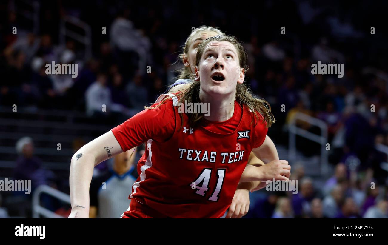 Texas Tech guard Katie Ferrell during an NCAA college basketball game ...