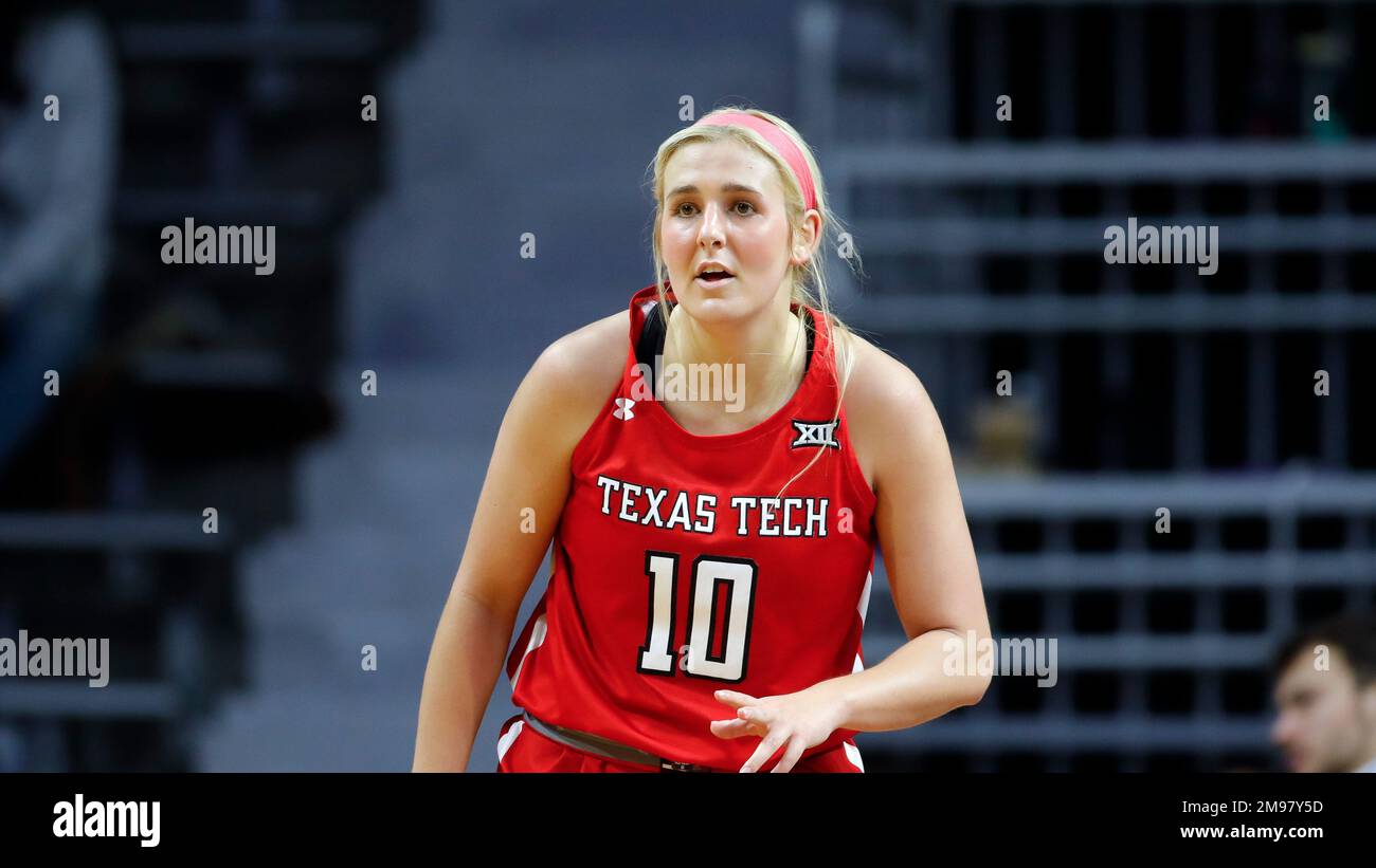 Texas Tech forward Bryn Gerlich during an NCAA college basketball game ...