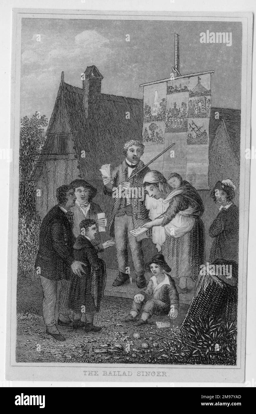 The Ballad Singer Stock Photo - Alamy