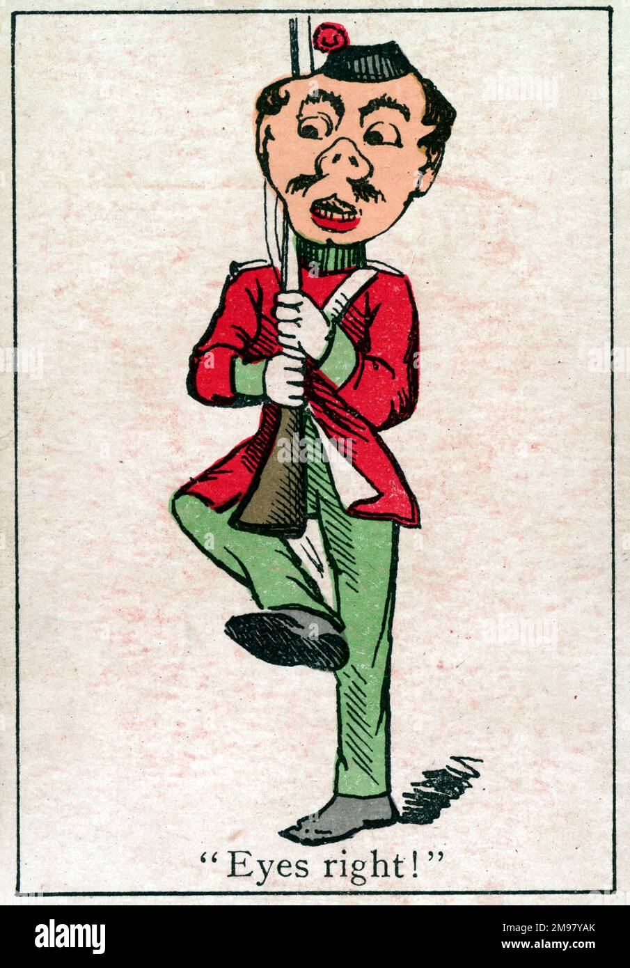 Snap Playing Card - Soldier marching Stock Photo - Alamy