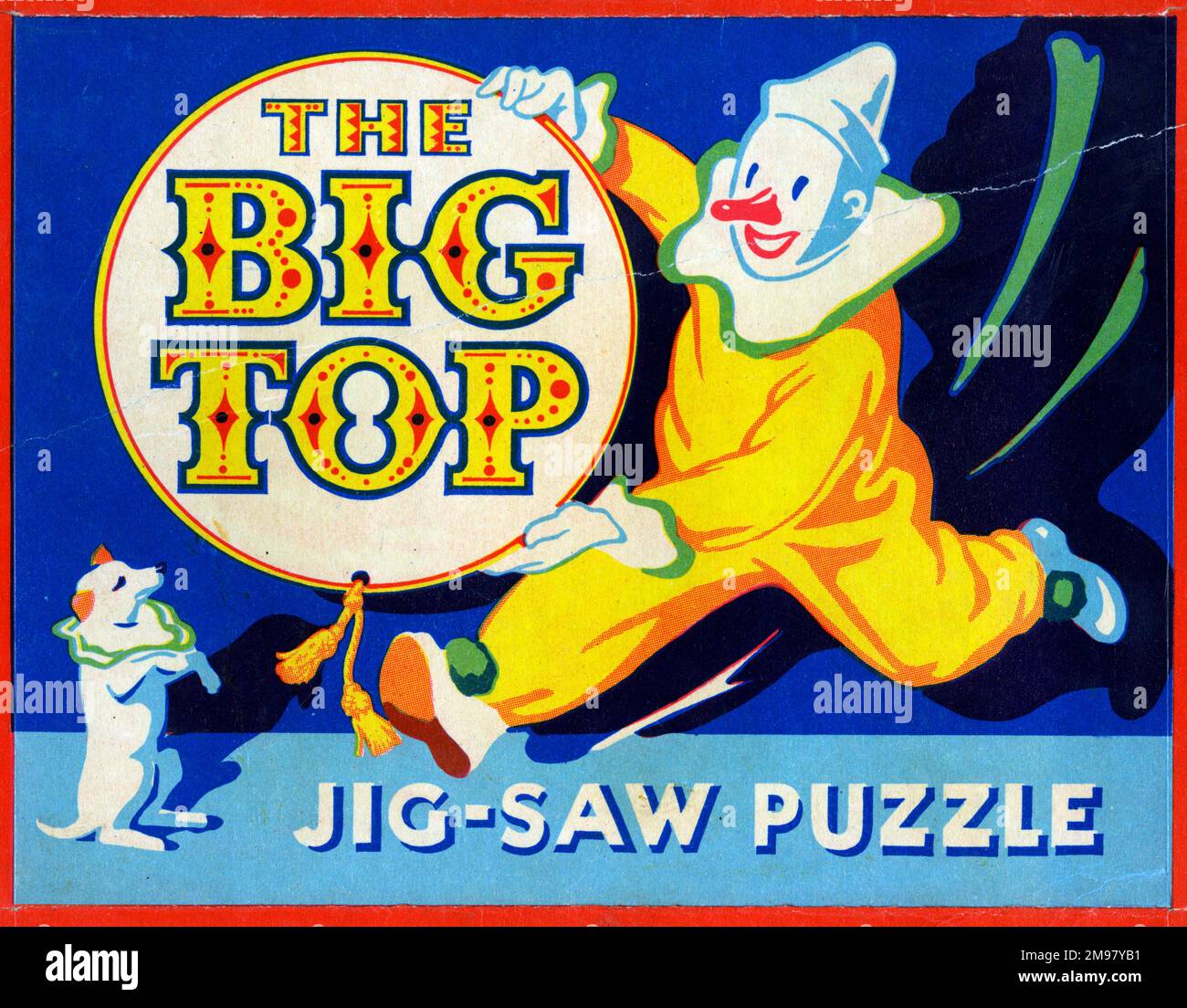 The Big Top Jig-Saw Puzzle, with circus clown and dog Stock Photo - Alamy