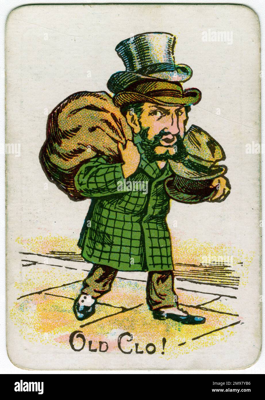 Snap Playing Card - Old Clo, secondhand hats and clothes seller Stock ...