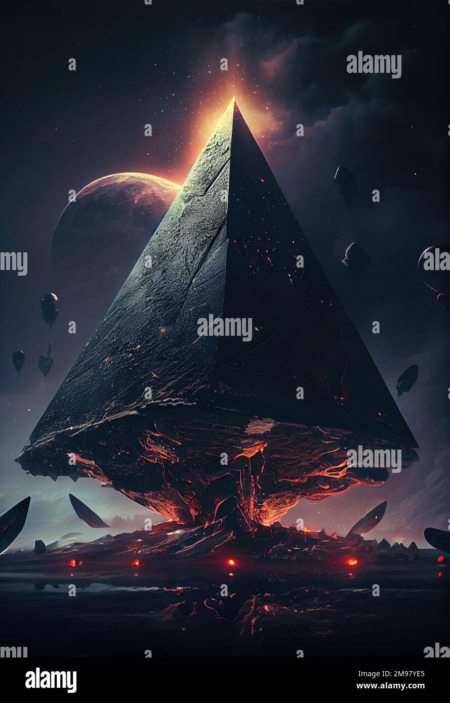 Stars Planets Pyramids Spaceships