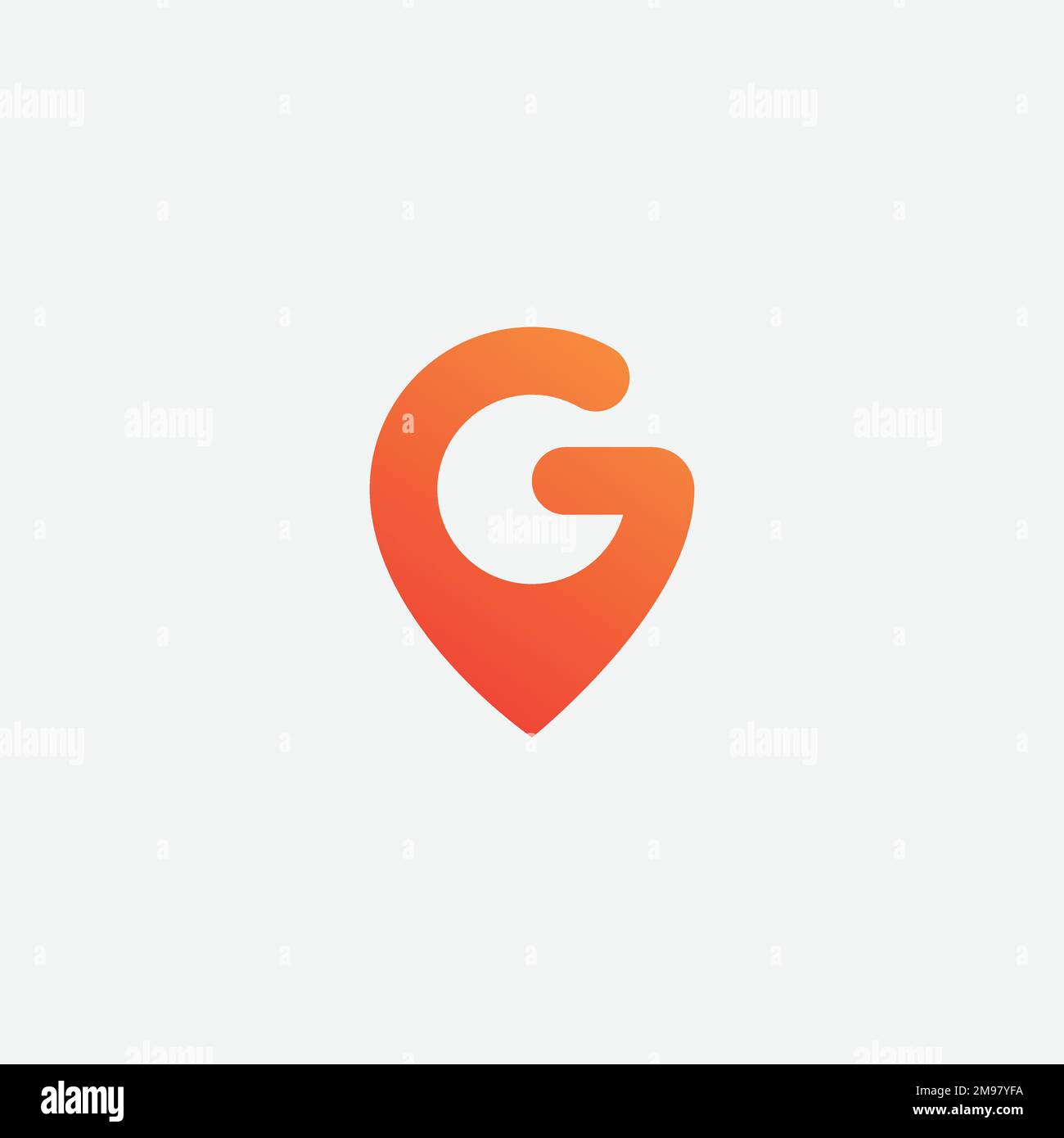 G initial logo vector symbol .eps Stock Vector Image & Art - Alamy