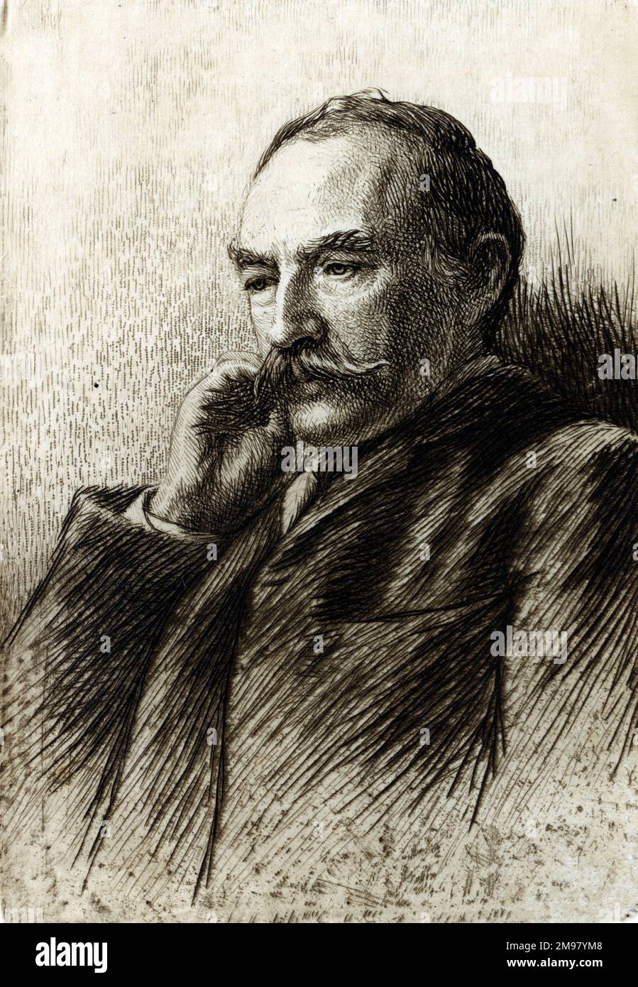 Thomas Hardy (1840-1928), English novelist and poet Stock Photo - Alamy